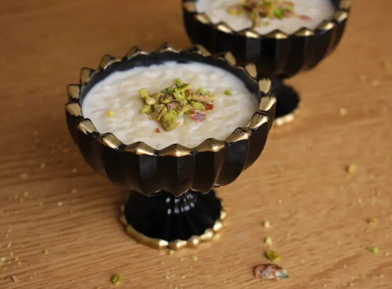 Lebanese Rice Pudding Recipe ( رز بالحليب ) - Farah's Recipes