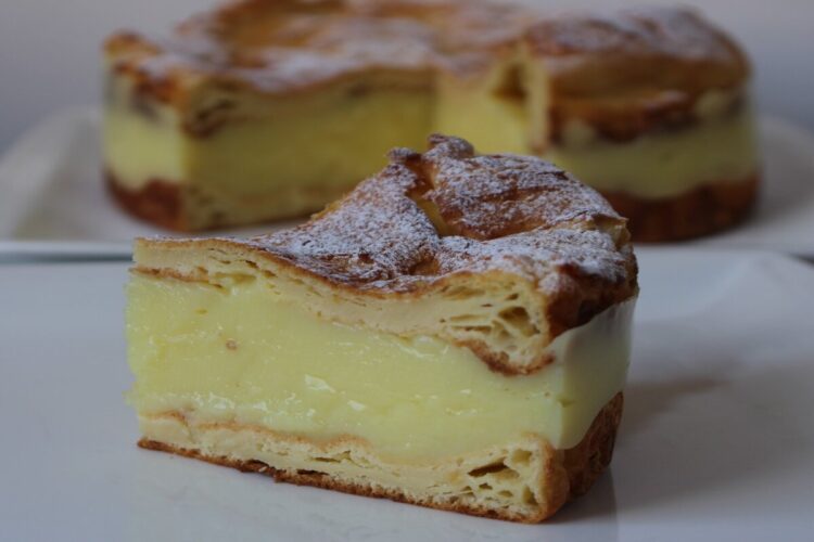 Karpatka cake recipe - Polish Carpathian Mountain Cream Cake - Farah's ...